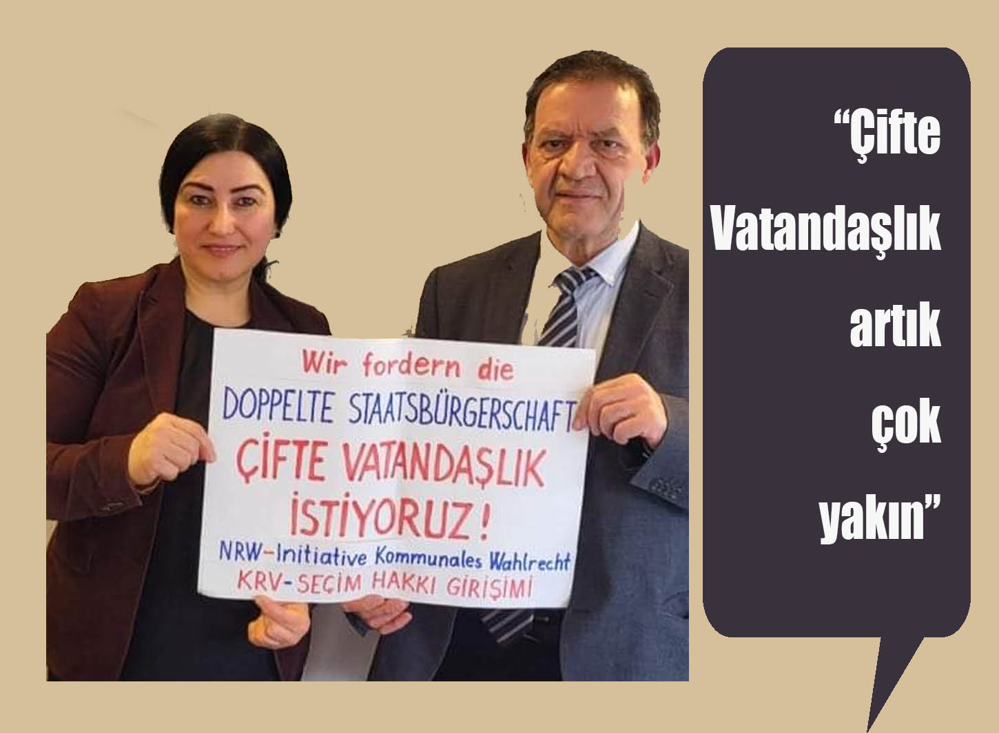 «Çifte vatandaşlık artık çok yakın» - Muhabirce